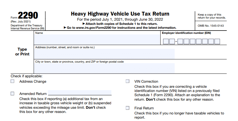 Your Ultimate Guide To Understanding IRS HVUT Form 2290 - Ez2290